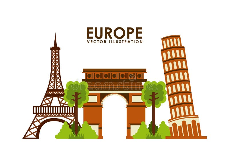 Europa-Design stock abbildung. Illustration von europa - 48013793