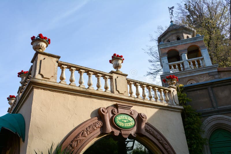 Europa Park, Rust, Germany, April 20. 2022 - Buildings and Facades in ...