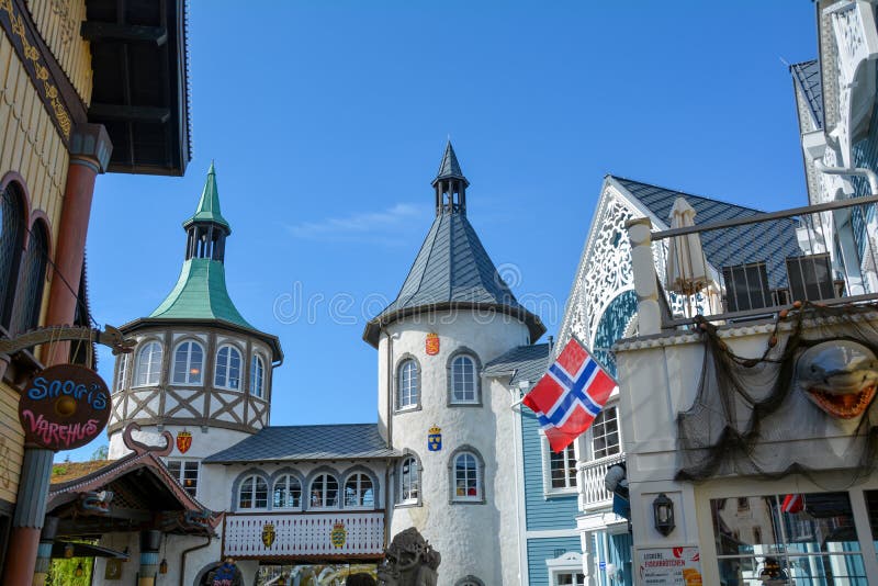 Europa Park, Rust, Germany, April 20. 2022 - Buildings and Facades in ...