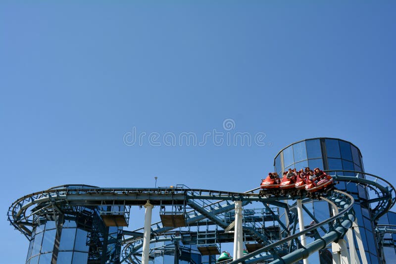 Europa Park, Rust, Germany, April 20th 2022 - Roller Coaster in the ...