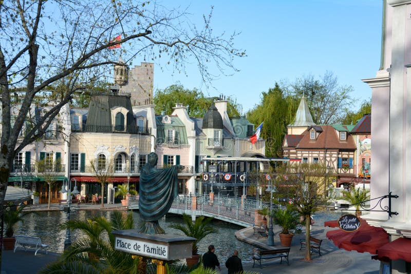 Europa Park, Rust, Germany, April 20th 2022 - on the Way through the ...