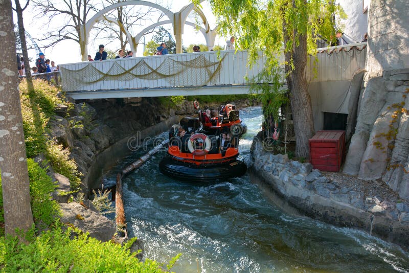 Europa Park, Rust, Germany, April 20th 2022 - Wild Water Raft Editorial ...