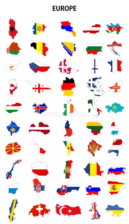 Europe countries stock illustration. Illustration of greece - 61743693