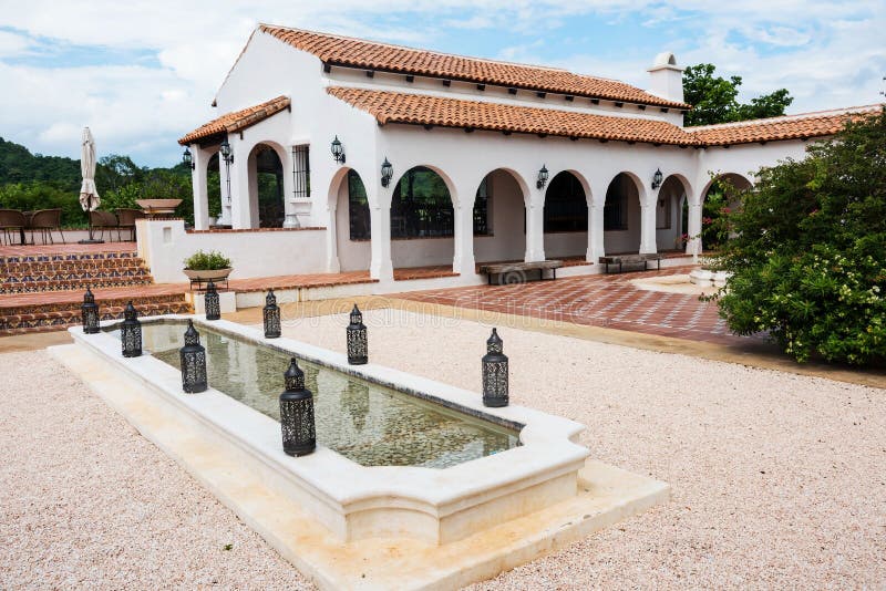 Europe Courtyard with Beautiful Building Stock Image - Image of indoor ...