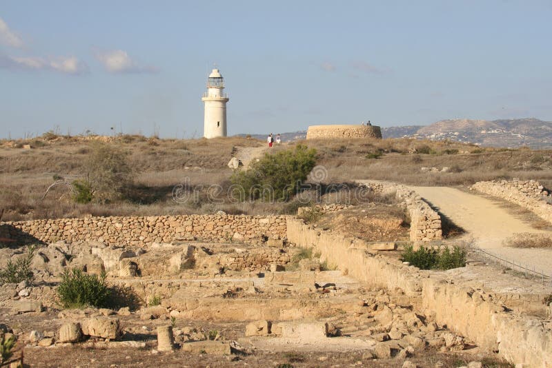Europe, Cyprus, Paphos City. Editorial Photo - Image of lighthouse ...