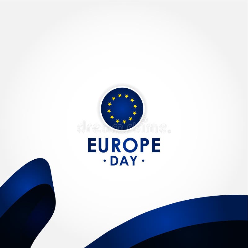 Europe Day Vector Design Illustration for Celebrate Moment Stock Vector ...