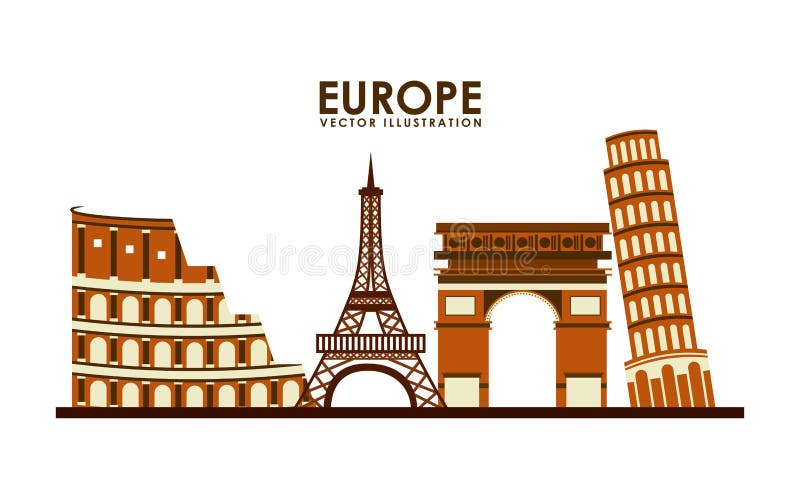 Europe map design stock illustration. Illustration of countries - 67300423