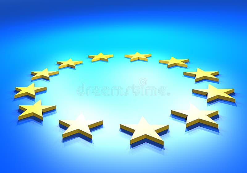 Europe flag stock illustration. Illustration of horizontal - 18602611