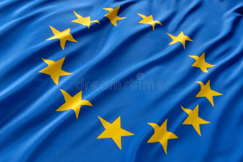 Europe flag stock photo. Image of flag, together, yellow - 9216916