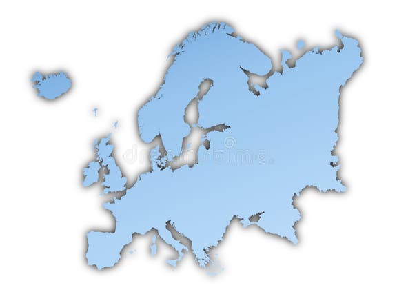 Europe Outline Map Shadow Stock Illustrations – 3,551 Europe Outline ...
