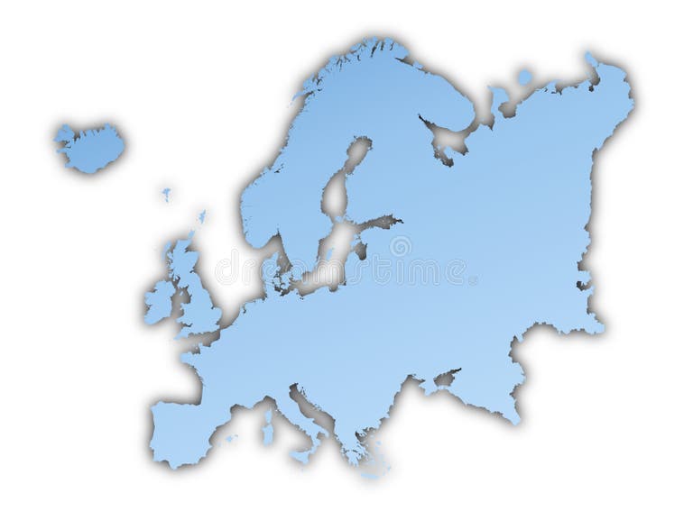 Europe Outline Map Shadow Stock Illustrations – 3,551 Europe Outline ...