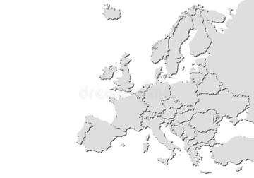 Gray Europe Map Countries Stock Illustrations – 2,472 Gray Europe Map ...