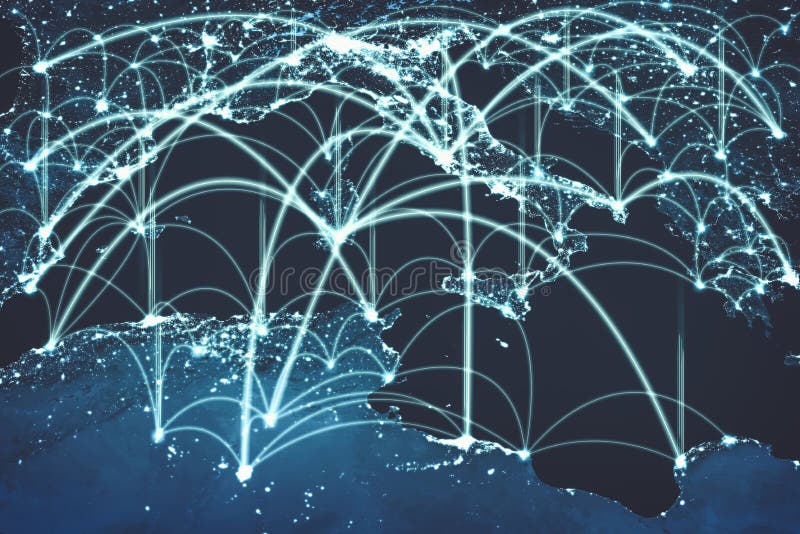 Europe Network stock illustration. Illustration of teamwork - 13062626