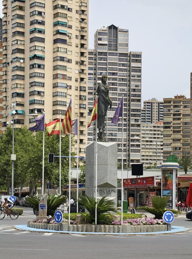 Europe Square in Benidorm. Spain Editorial Image - Image of costa ...