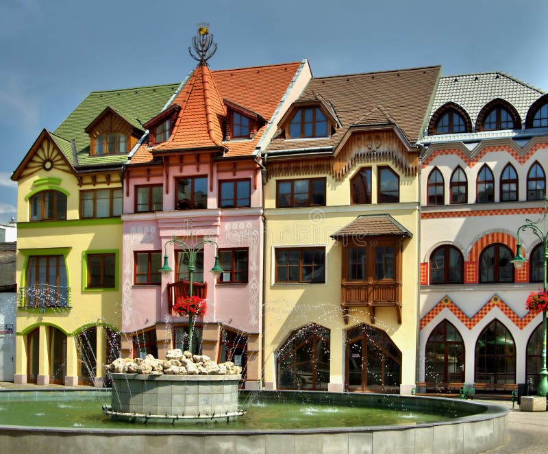 Europe Square in Komarno. Slovakia Stock Image - Image of landmark ...