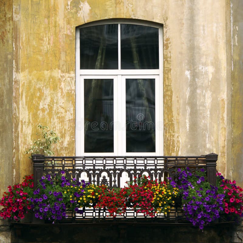 European balcony stock image. Image of residential, home - 30861217
