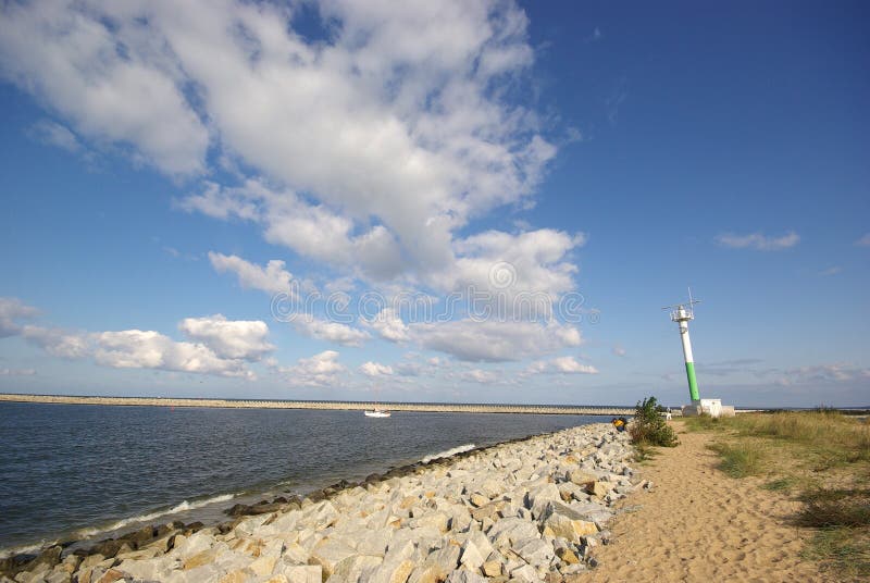 European Beach Scene Picture. Image: 6417979