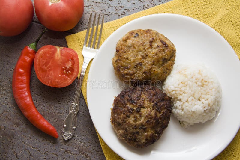 European beef cutlets stock image. Image of grilled, appetite - 63098373
