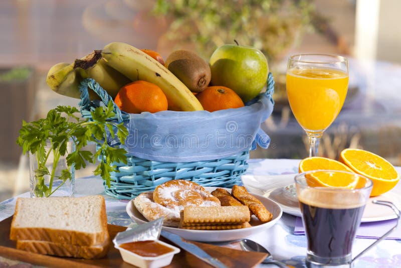 European breakfast stock photo. Image of caffeine, brown - 23198730