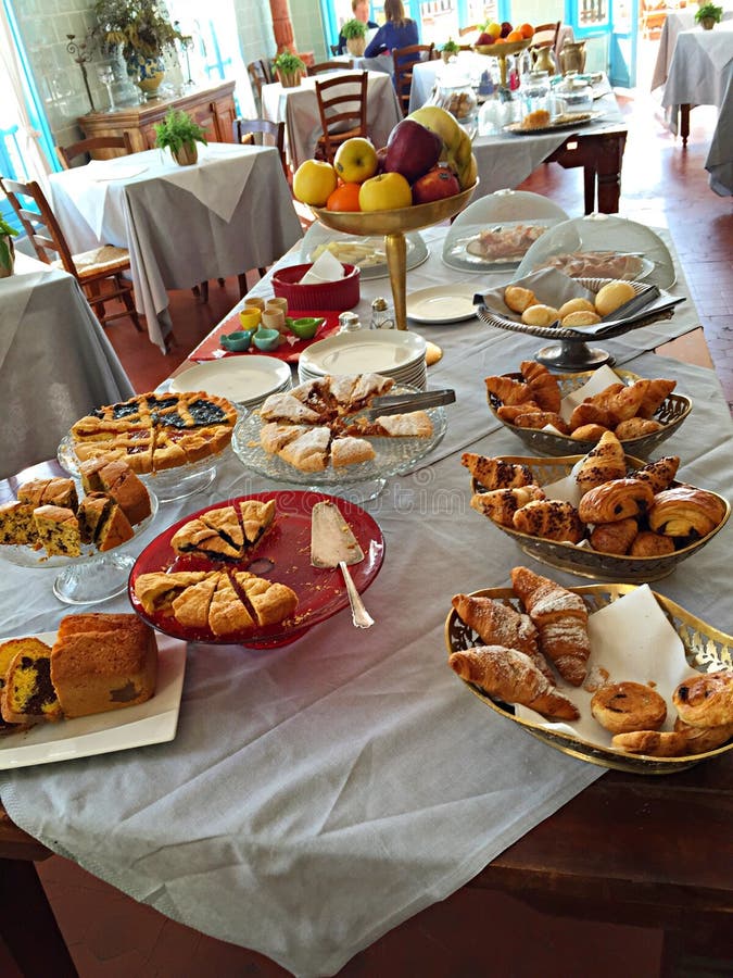 European Breakfast in Italy Stock Image - Image of italy, breakfast ...
