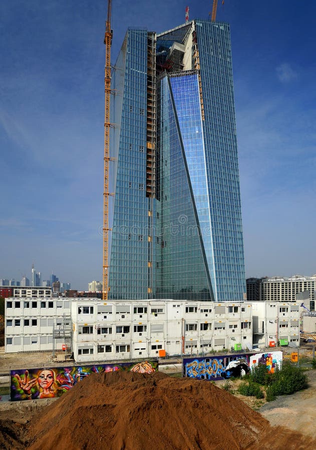 European Central Bank Under Construction Editorial Photography - Image ... European Central Bank Under Construction Editorial Photography - Image ...