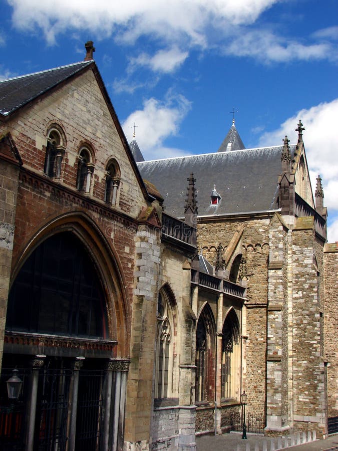 European Church stock image. Image of blue, brick, church - 6109535