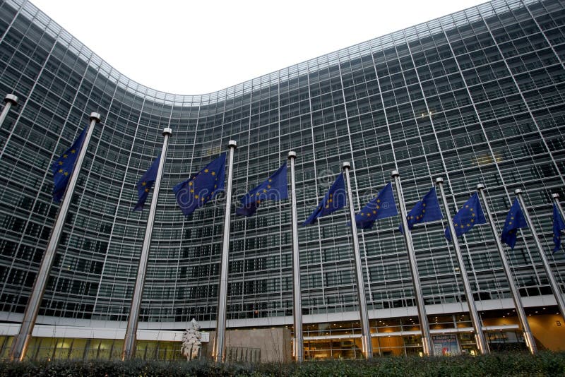 European Commission in Bruxelles Stock Photo - Image of government ...