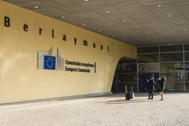 The European Commission Building Editorial Stock Image - Image of ...