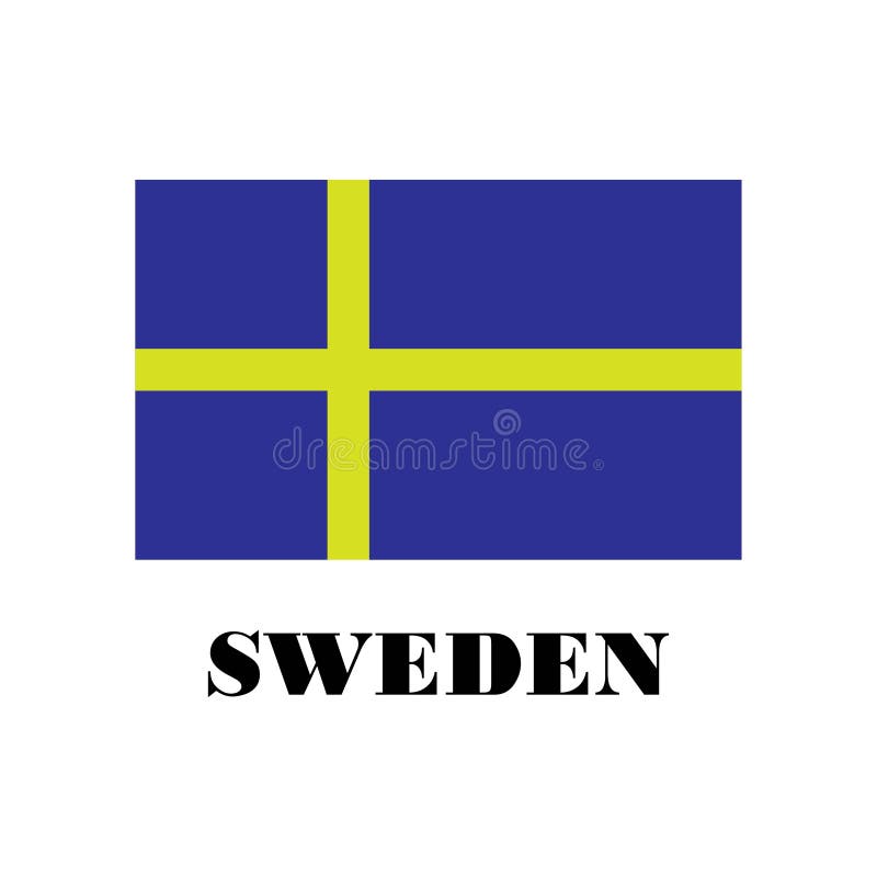 European Continent Country Flag Vector Design Drawing Stock Vector ...