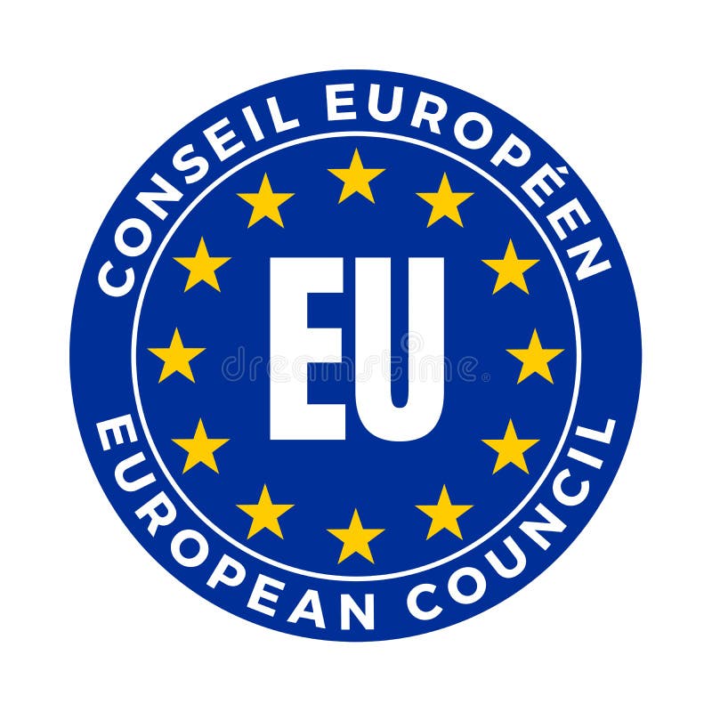 European Council Symbol Icon Stock Illustration - Illustration of ...