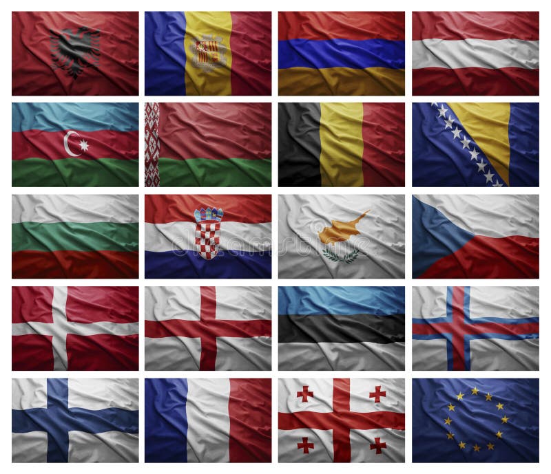 European Countries from a To G Stock Illustration - Illustration of ...