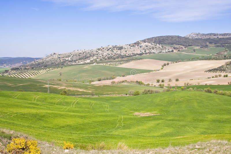 European countryside stock image. Image of cloudscape - 4860603