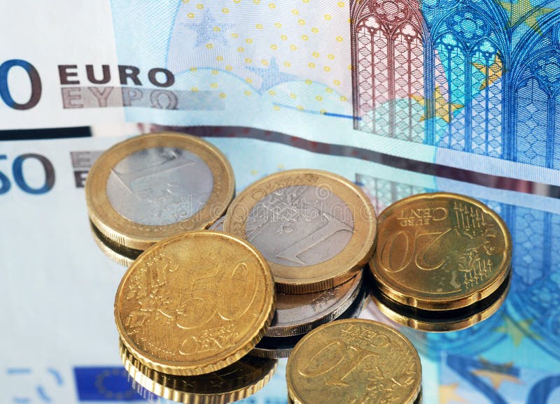 European Currency Euro on the Table Stock Photo - Image of euro ...