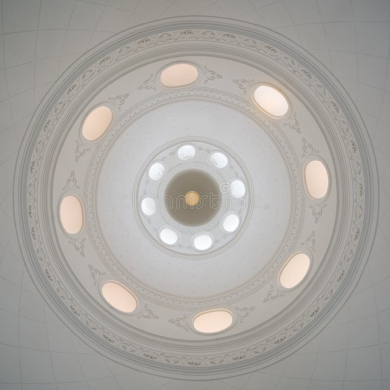 European dome ceiling stock image. Image of symmetry - 80031095