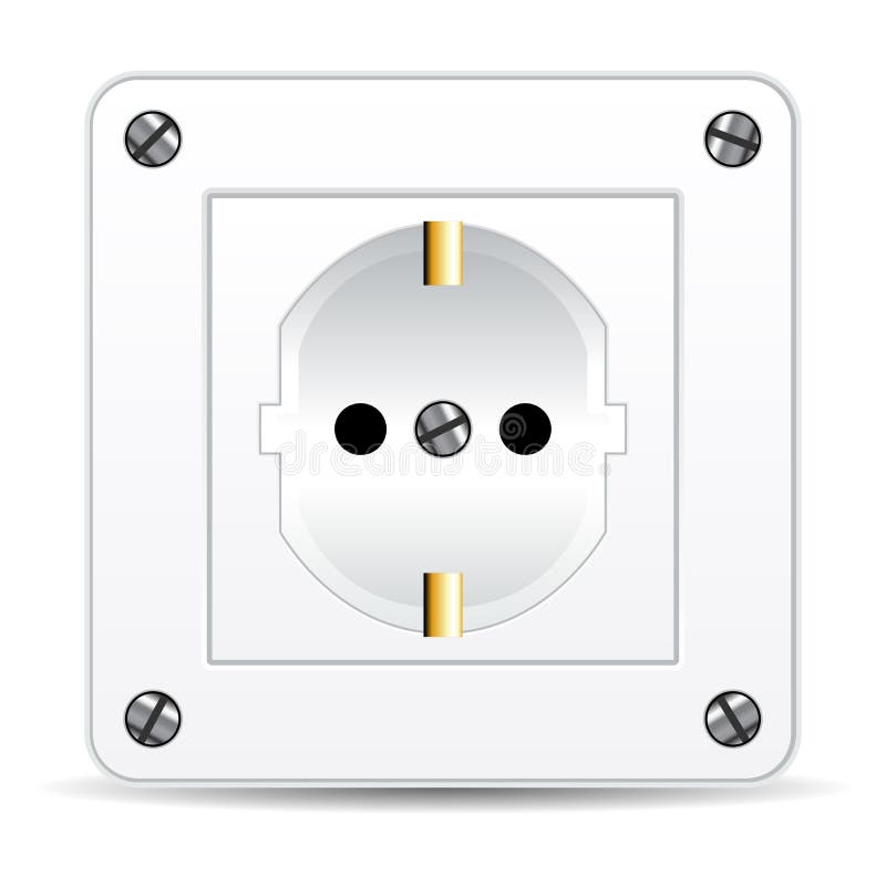 European Electric Plug Icon, Symbol. Europe Standart Stock Vector ...