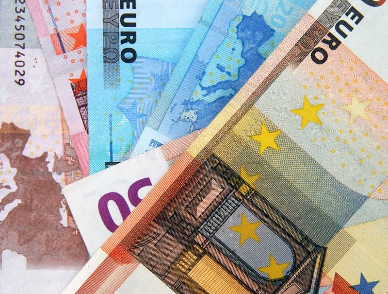 European Euro bank notes stock photo. Image of bank, capital - 6376224