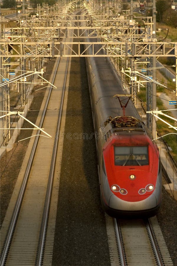 European fast train stock image. Image of locomotive - 10571785