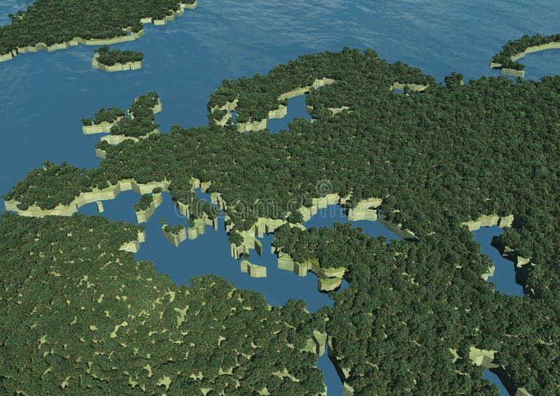 Europe map stock illustration. Illustration of conceptual - 2547462