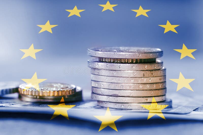 European monetary union stock photo. Image of stack, financial - 87848916
