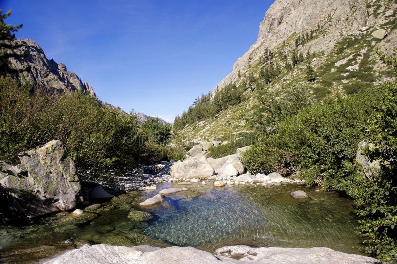 European mountain valley stock photo. Image of grass - 15818816