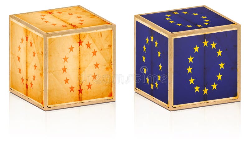 European old boxes stock photo. Image of surface, antique - 24940100