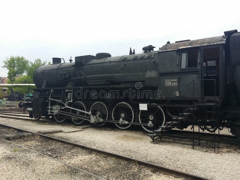 European Old Trains in Hungary Editorial Stock Image - Image of ...
