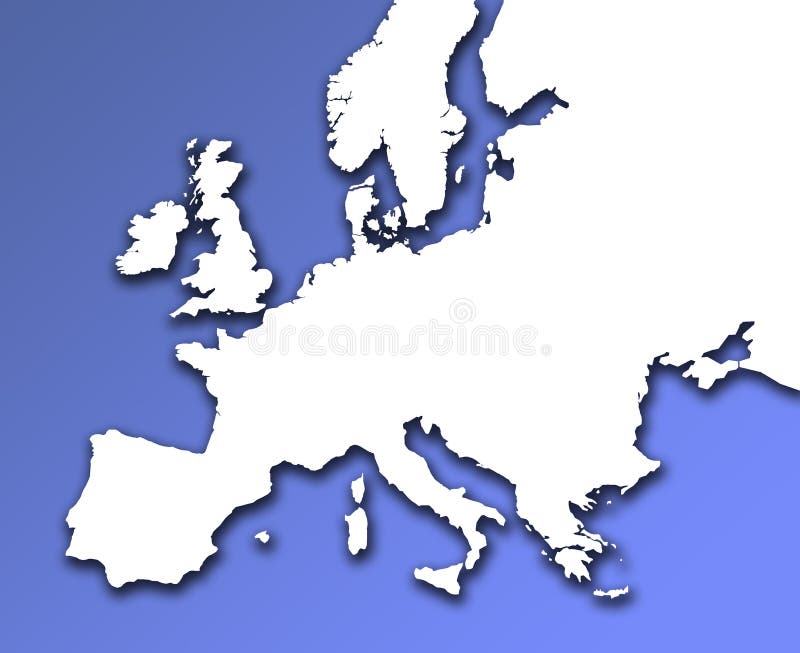 Europe Outline Map Shadow Stock Illustrations – 3,551 Europe Outline ...