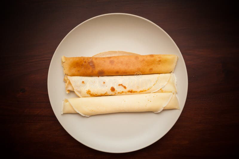 European pancakes stock image. Image of table, snack, fresh - 8750009