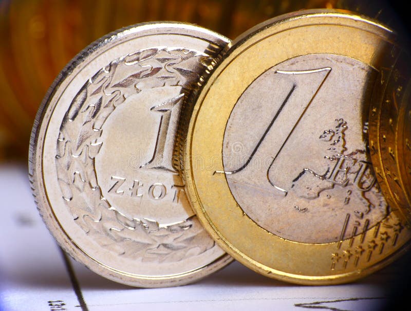 European and Poland Currency Stock Photo - Image of france, extremely ...