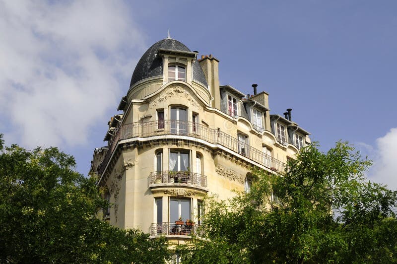 European Residential Building Pattern Stock Image - Image of form ...