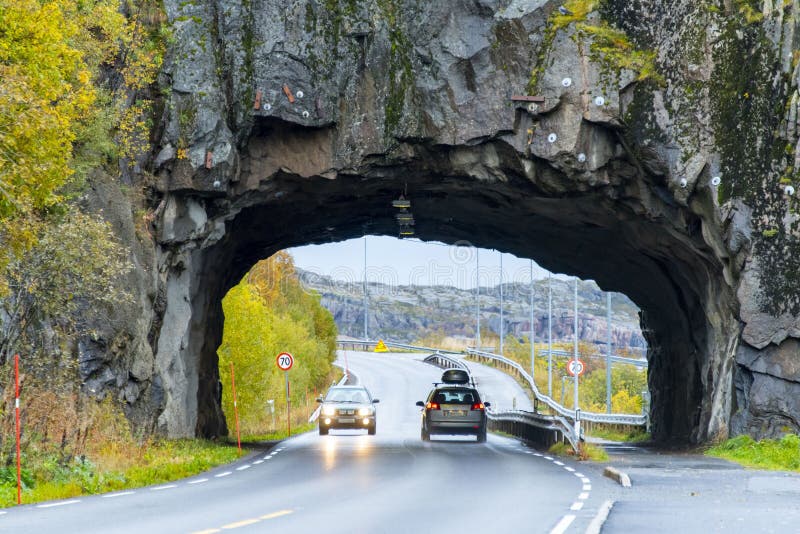 European Route E10 stock image. Image of landscape, coast - 384707887