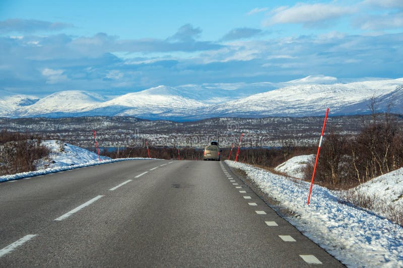 European Route E10 stock image. Image of circle, road - 367477575