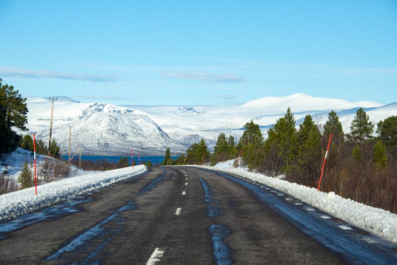 European Route E10 stock photo. Image of narvik, bjorkliden - 347275720