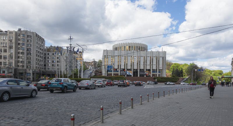 European Square on an Spring Day Editorial Photography - Image of ...
